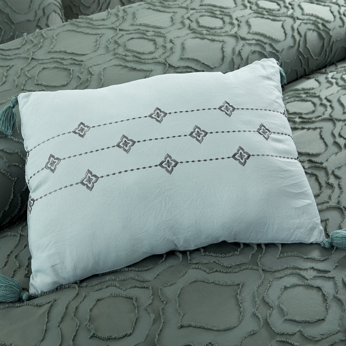 Modern Threads 5-Piece Jacquard Samson Comforter Set & Reviews | Wayfair